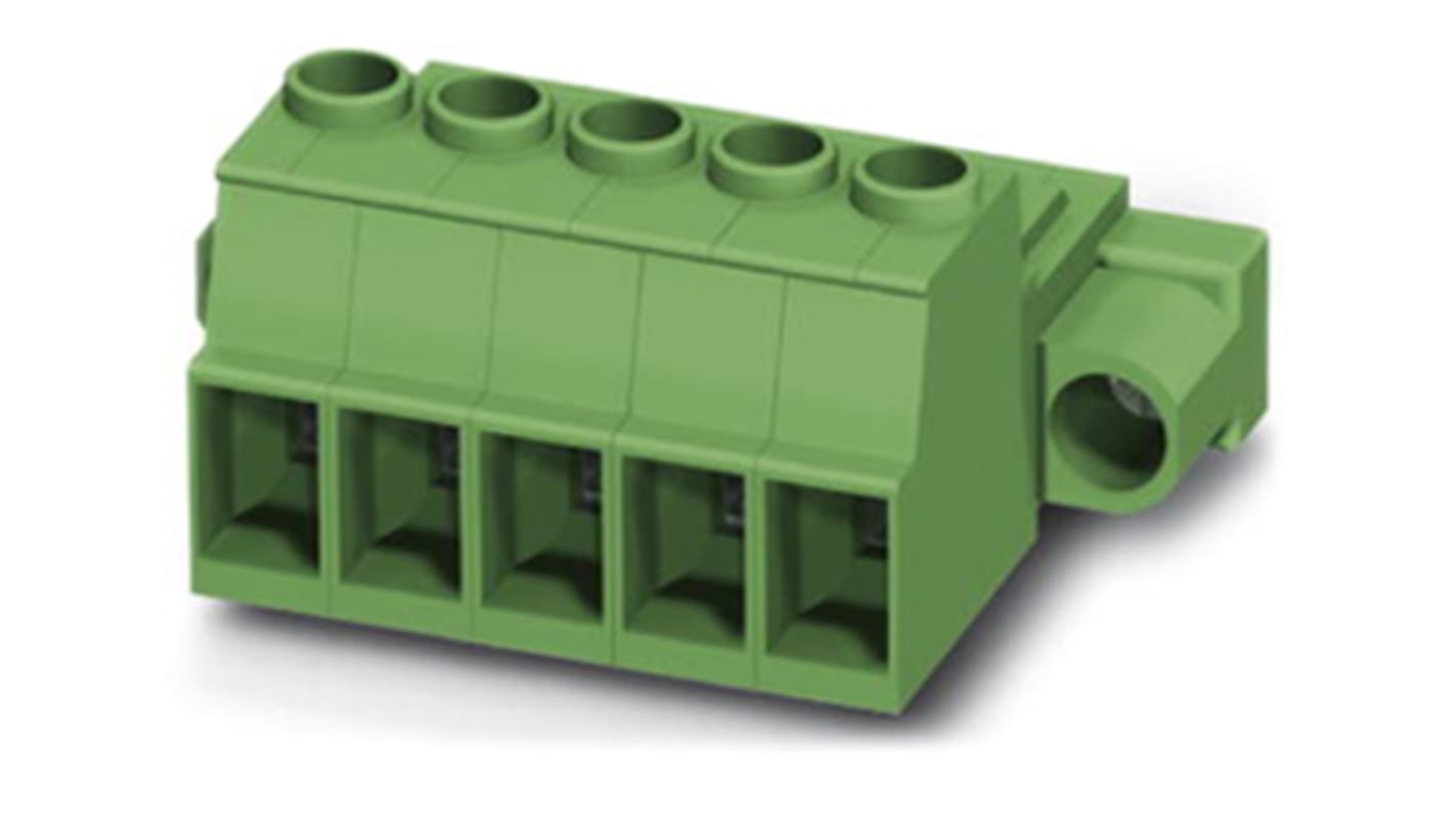 1709225 | Phoenix Contact 7.62mm Pitch 9 Way Pluggable Terminal Block ...