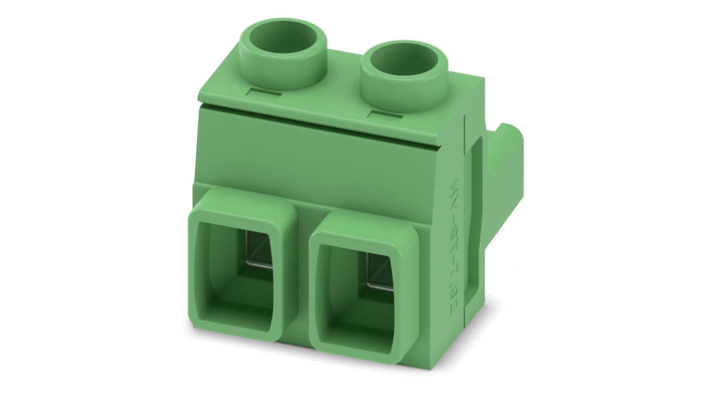 1714278 | Phoenix Contact 7.62mm Pitch 2 Way Pluggable Terminal Block ...