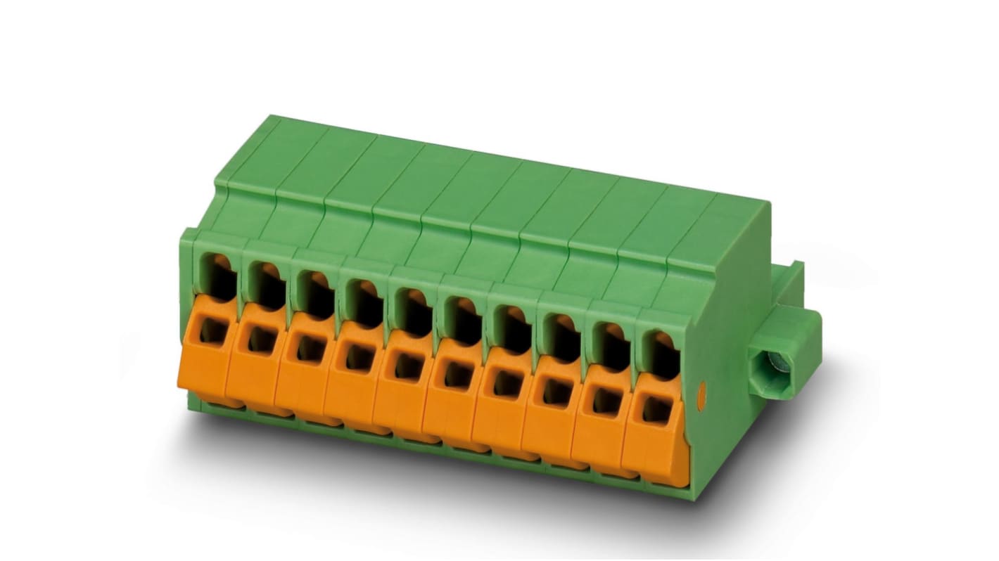 1718164 | Phoenix Contact 5mm Pitch 7 Way Pluggable Terminal Block ...