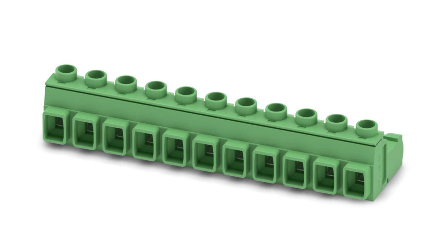1745713 | Phoenix Contact 7.62mm Pitch 11 Way Pluggable Terminal Block ...