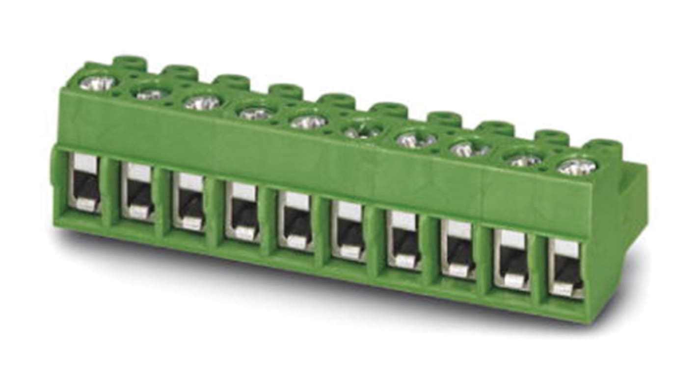 1935129 | Phoenix Contact 5mm Pitch 13 Way Pluggable Terminal Block ...
