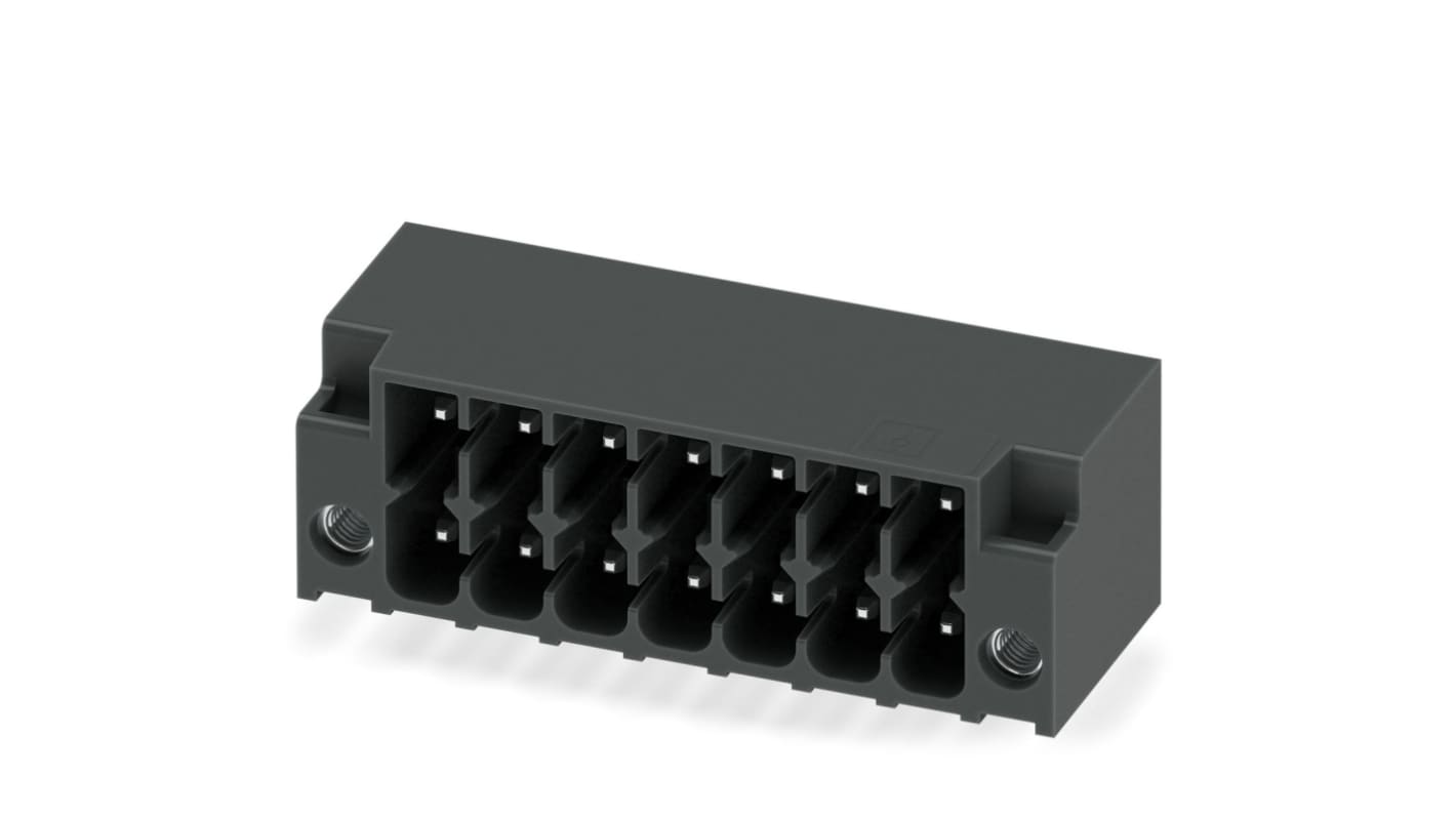 1818559 | Phoenix Contact 3.5mm Pitch 7 Way Right Angle Pluggable Terminal Block, Header ...