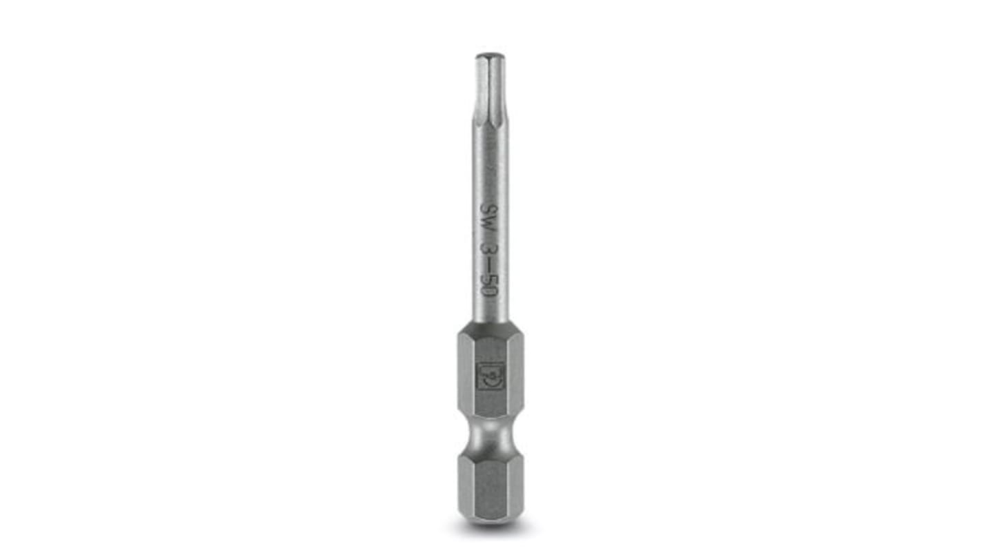 1212647 | Phoenix Contact Hexagon Screwdriver Bit, 3 mm Tip | RS