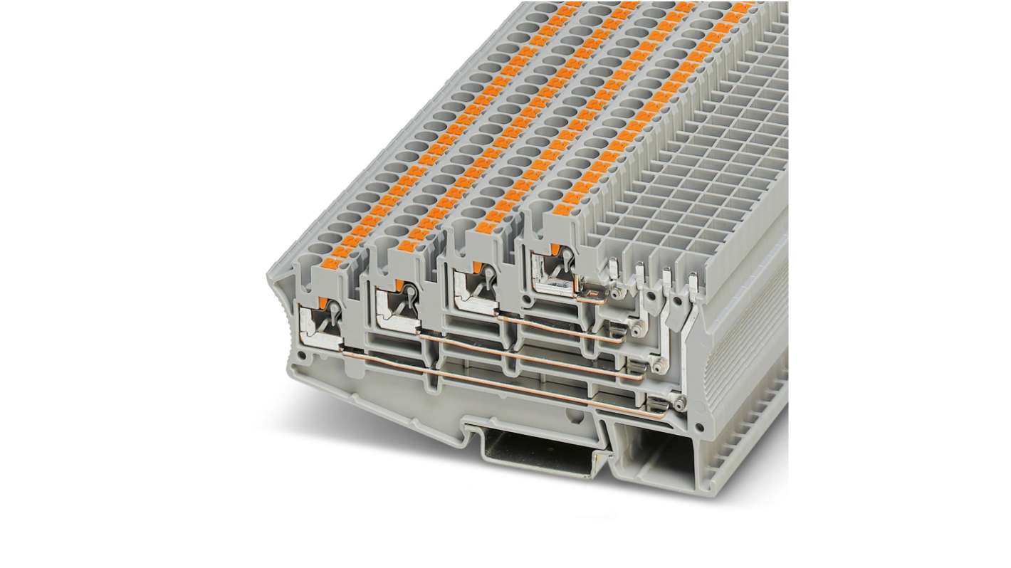 3012300 | Phoenix Contact PT 2.5-4L/1P Series Grey Multi Level Terminal ...