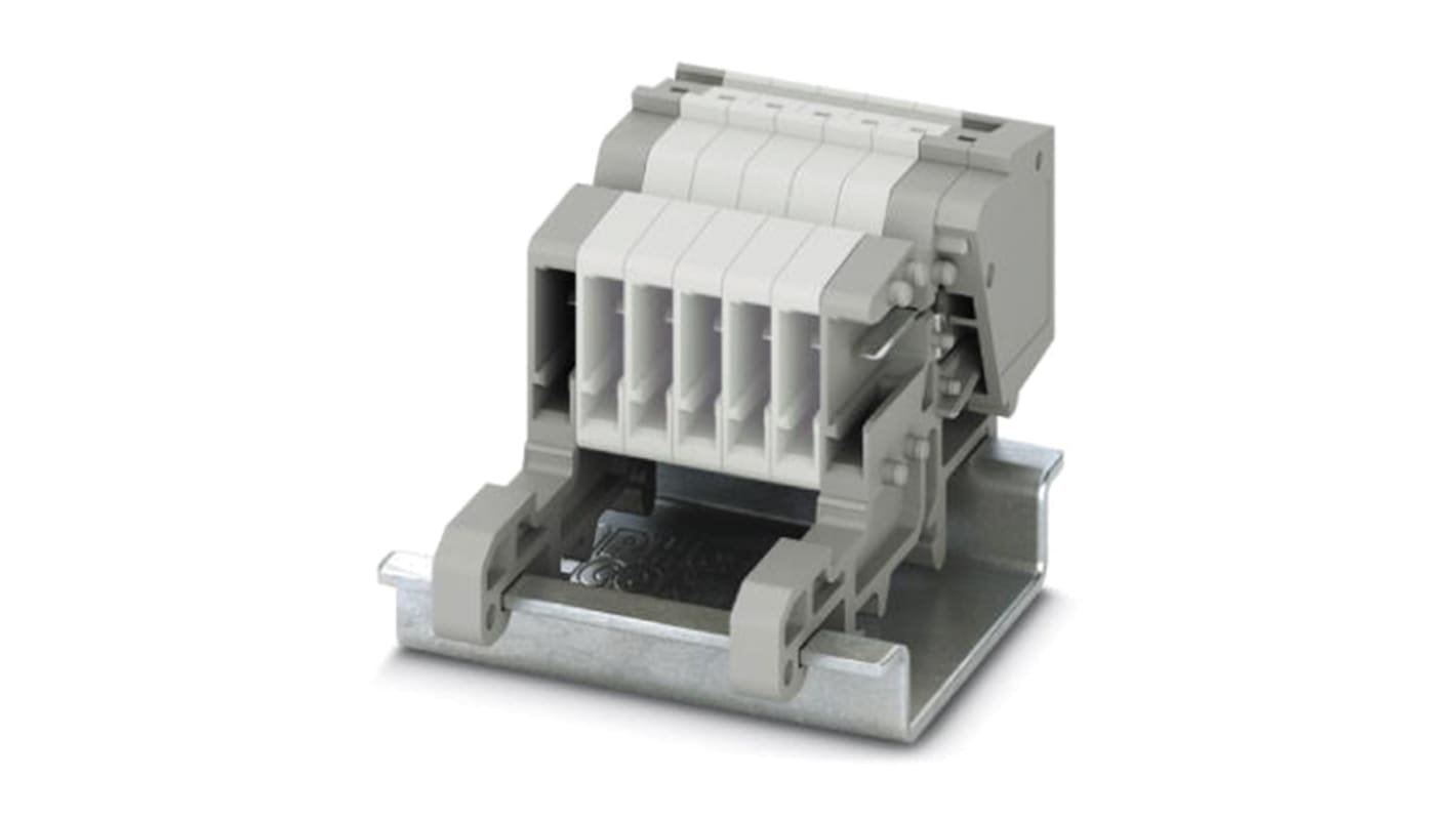 3213426 | Phoenix Contact Pluggable Terminal Block, Receptacle, Push In ...