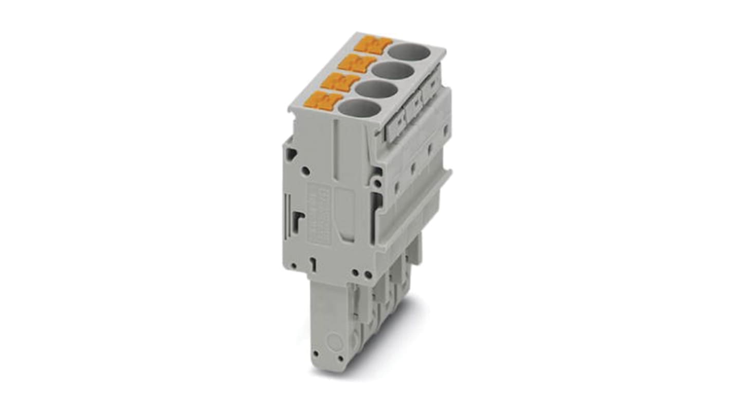 3061596 | Phoenix Contact Pluggable Terminal Block, Plug, Push In ...