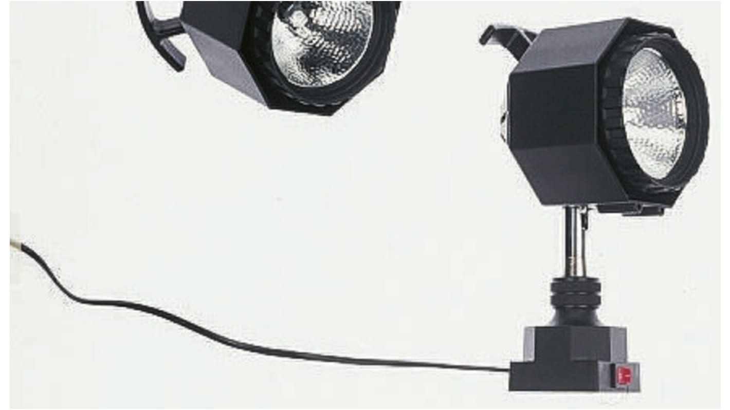 12660 | Sunnex Halogen Machine Light, 24 V ac, 50 W, Fixed Arm, Short, Swivel | RS