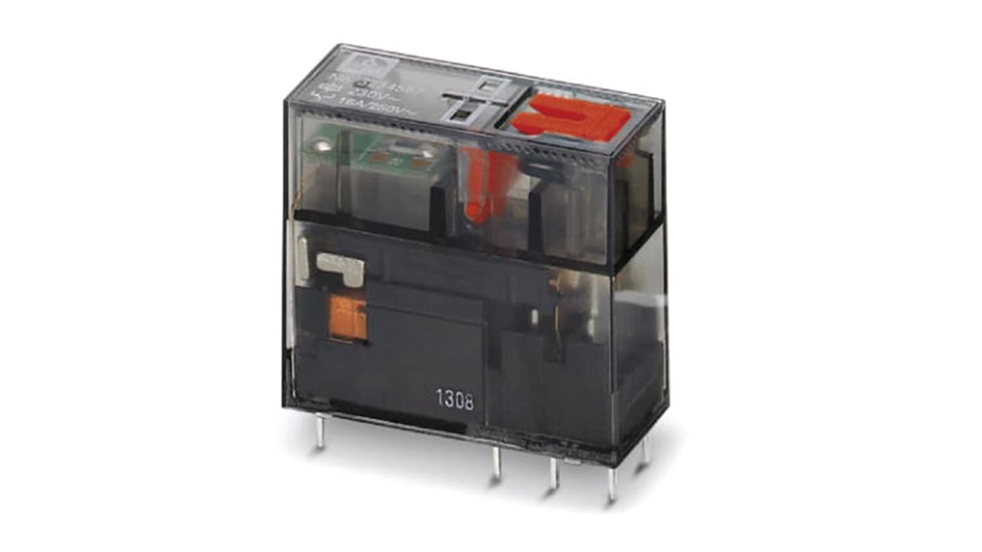 2987914 | Phoenix Contact Plug In Power Relay, 230V ac Coil, SPDT | RS
