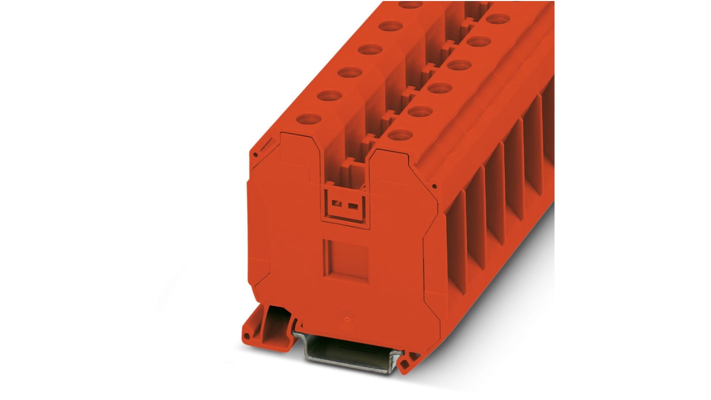 3044227 | Phoenix Contact UT 35 RD Series Red Feed Through Terminal ...