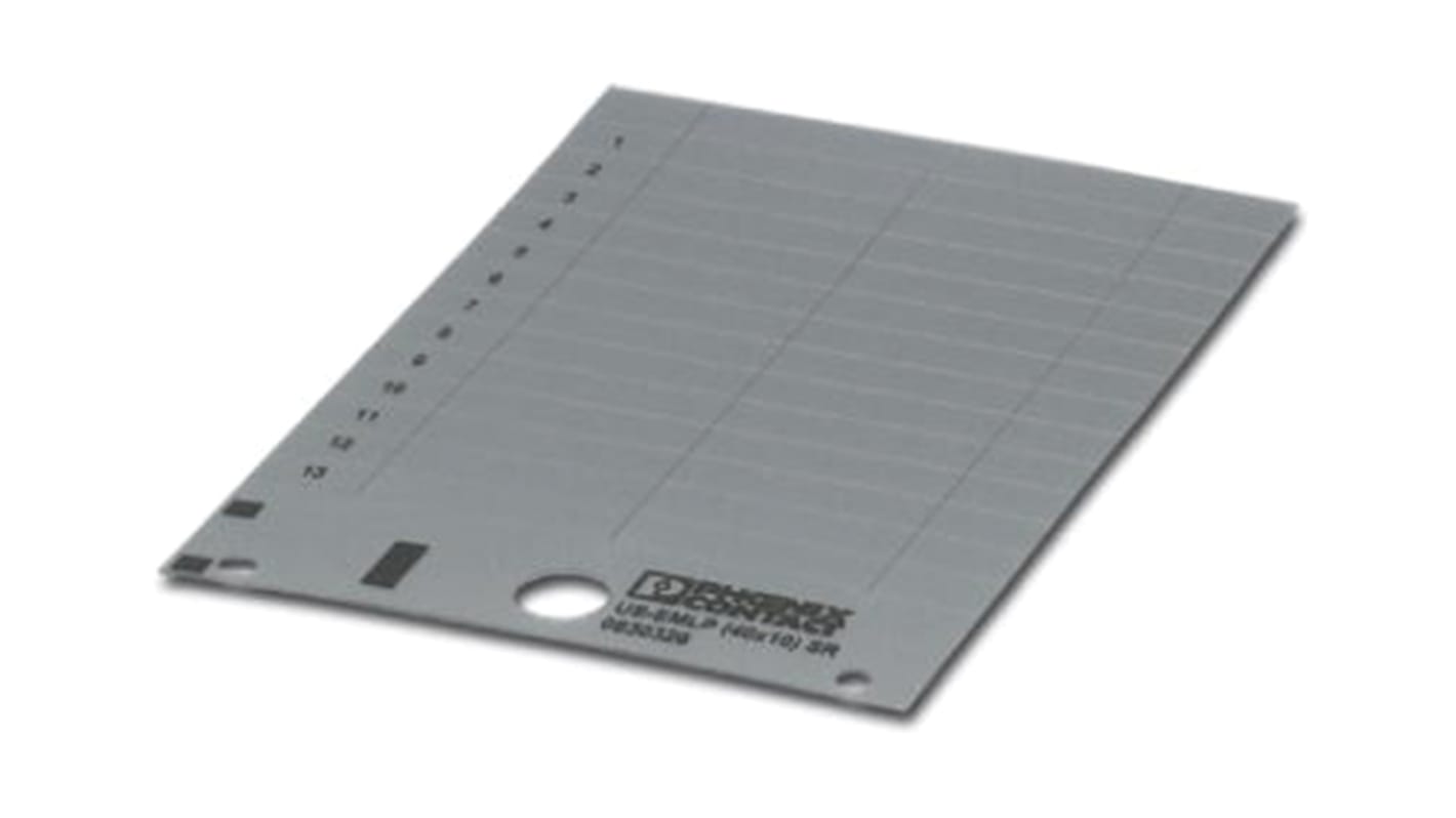 0828892 | Phoenix Contact Panel Marker, 27mm Length | RS