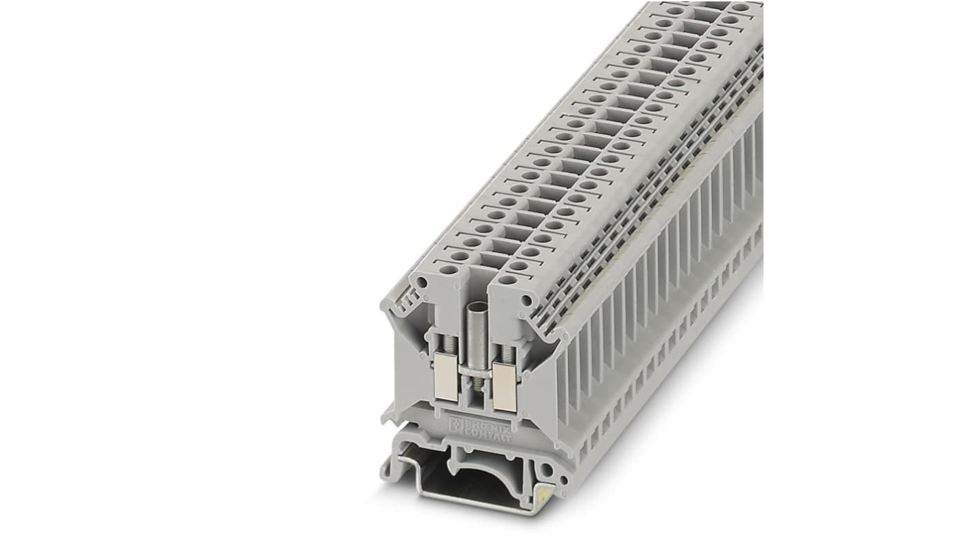 3048441 | Phoenix Contact UK5 N CB Series Grey Feed Through Terminal ...