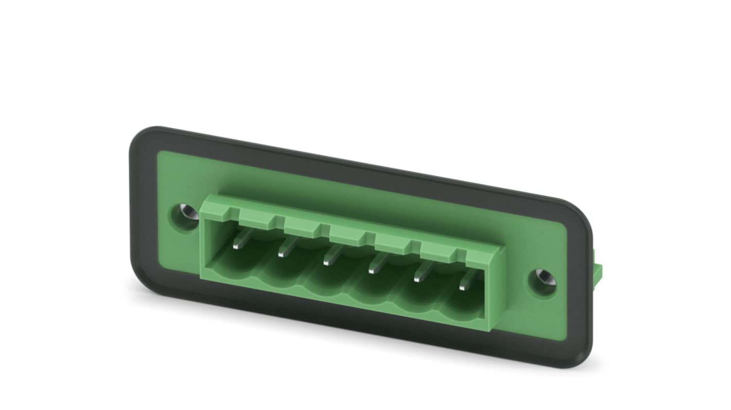 1898871 | Phoenix Contact 5.08mm Pitch 6 Way Right Angle Pluggable ...