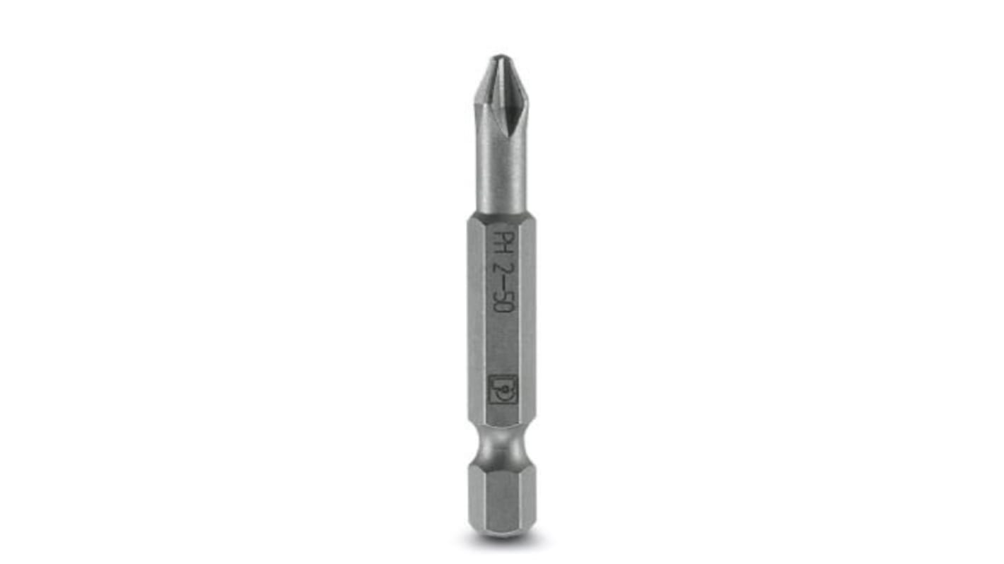 1212580 | Phoenix Contact Phillips Screwdriver Bit, PH2 Tip | RS