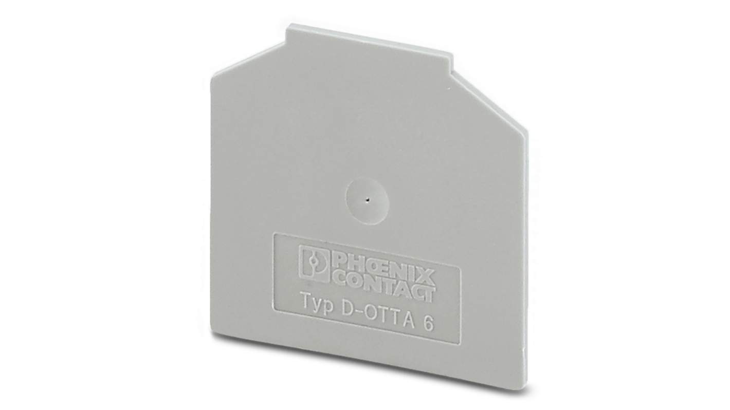 0790417 | Phoenix Contact D-OTTA6 Series End Cover | RS