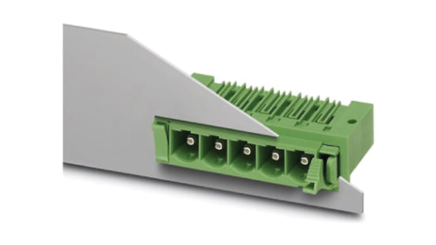 1701524 | Phoenix Contact 10.16mm Pitch 9 Way Right Angle Pluggable ...