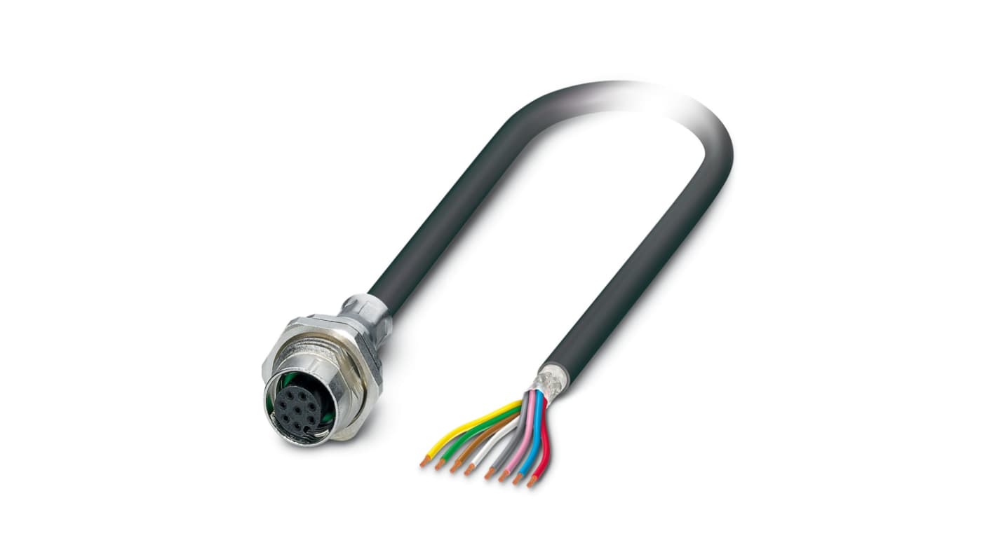 1419344 | Phoenix Contact, センサアクチュエータケーブル, 24 AWG, コア数：8, SACCBPシリーズ | RS