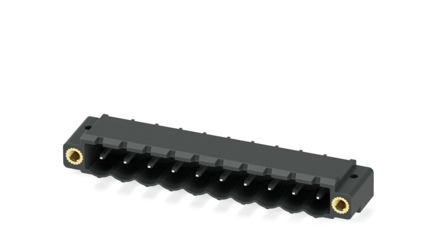 1954883 | Phoenix Contact 5.08mm Pitch 10 Way Right Angle Pluggable ...