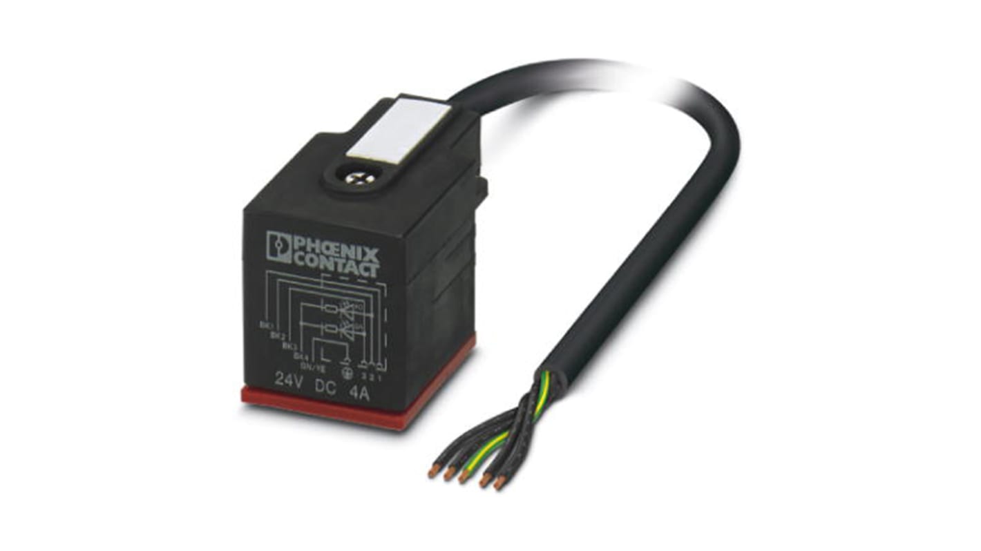 1407293 | Phoenix Contact Sensor Actuator Cable, 5m | RS