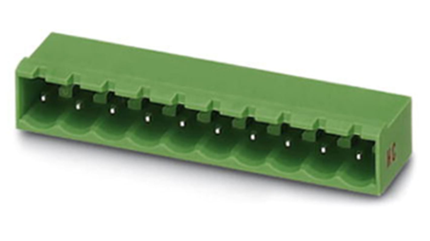 1923872 | Phoenix Contact 5.08mm Pitch 3 Way Pluggable Terminal Block ...