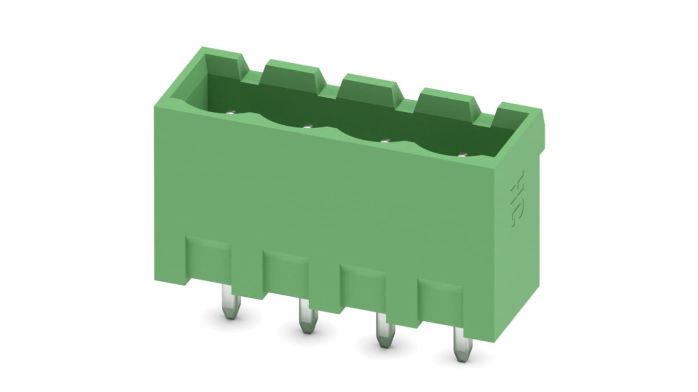 1924211 | Phoenix Contact 5.0mm Pitch 4 Way Pluggable Terminal Block ...