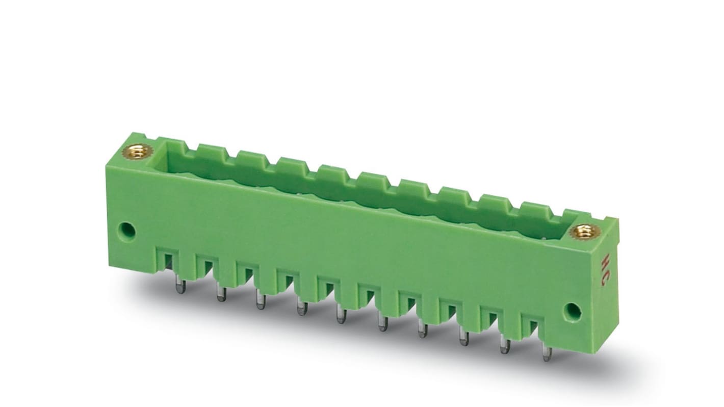 1924428 | Phoenix Contact 5.0mm Pitch 3 Way Pluggable Terminal Block ...