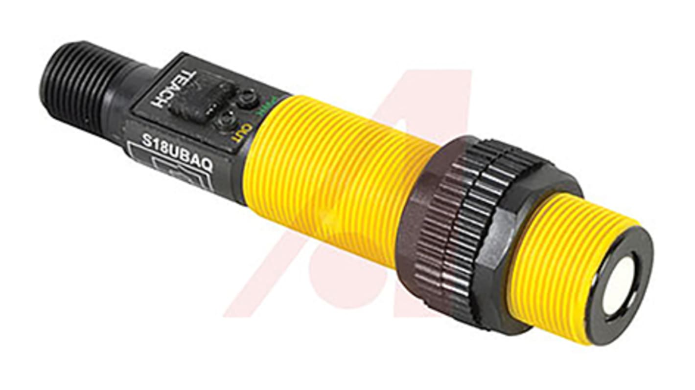 S18UBAQ | Banner Ultrasonic Barrel-Style Proximity Sensor, M18 x 1, 30 ...
