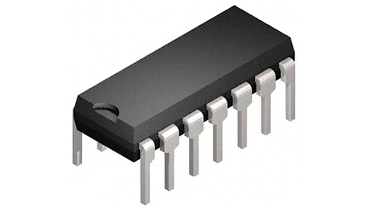 Microchip PIC16LF1554-I/P, 8bit PIC16LF Microcontroller, PIC16F, 32MHz, 4096 words Flash, 14-Pin ...