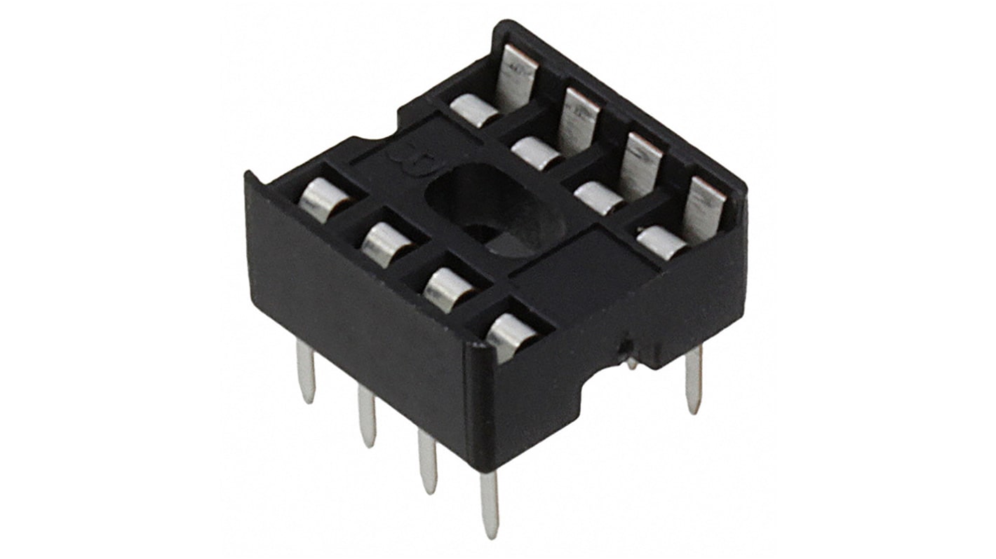 DILB8P-223TLF | Amphenol FCI 2.54mm Pitch Straight 8 Way, Through Hole ...