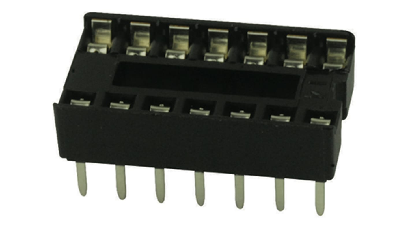 DILB18P-223TLF | Amphenol ICC 2.54mm Pitch Straight 18 Way, Through ...