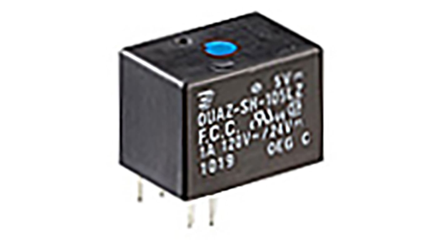 T81H5D312-05 | TE Connectivity PCB Mount Non-Latching Relay, 5V dc Coil, 1A Switching Current ...