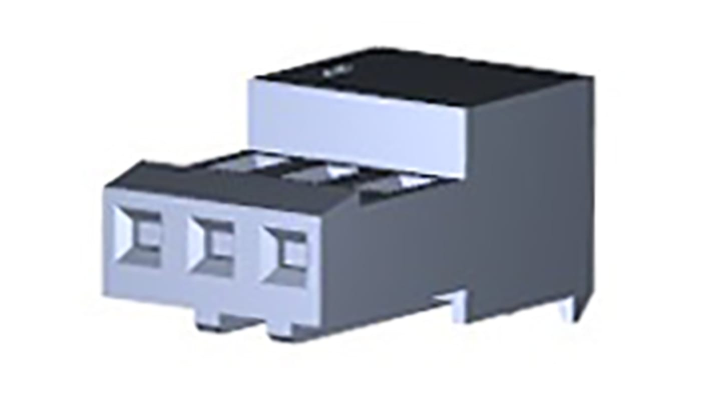 640442-3 | TE Connectivity, MTA-100 Female Connector Housing, 2.54mm ...