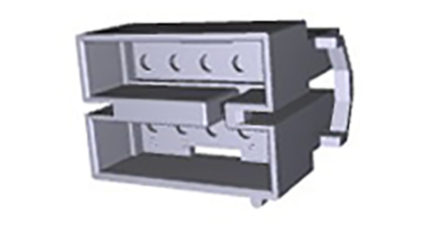 1-480286-0 | TE Connectivity, Commercial MATE-N-LOK Female Connector Housing, 4.95mm Pitch, 10 ...