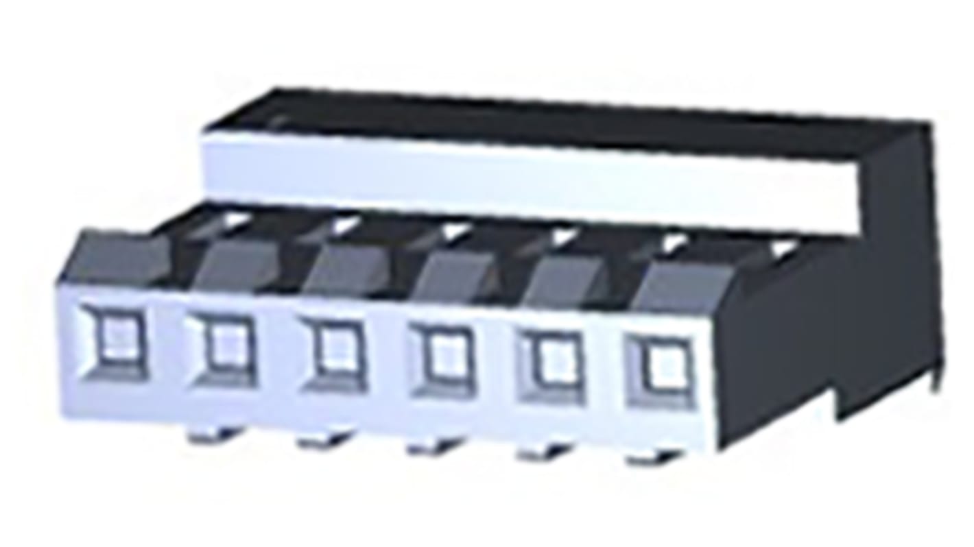 Carcasa de conector TE Connectivity 640426-6, Serie MTA-156, paso: 3.96mm, 6 contactos, 1 fila ...