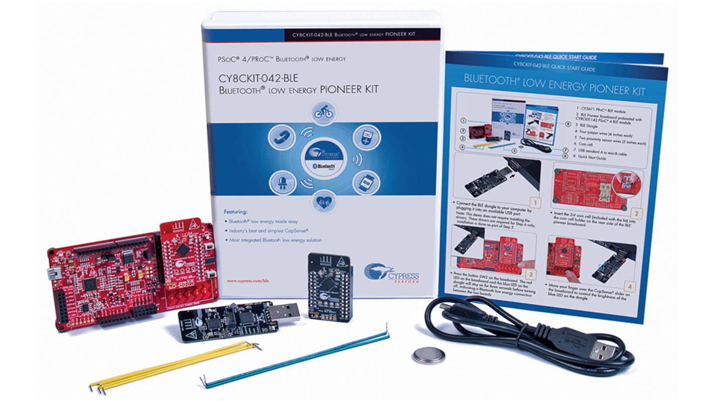 Cypress Semiconductor Pioneer CY8C4247LQI-BL483 Bluetooth Smart (BLE ...