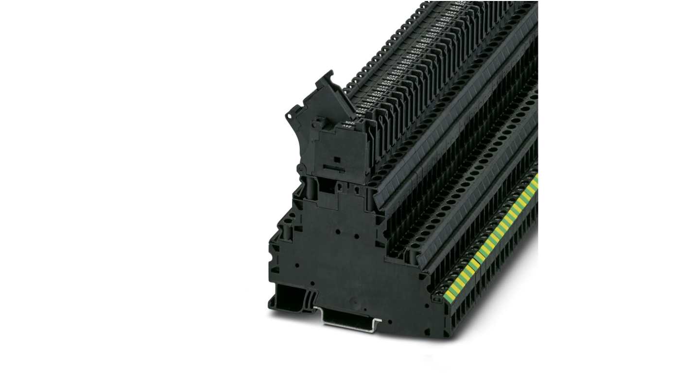 3214321 | Phoenix Contact Black UT 4-PE/L/HESILED 24 (5X20) Fused DIN ...