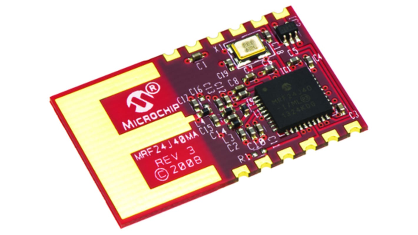 Microchip MRF24J40MA-I/RM Zigbee Transceiver, 12-Pin | RS