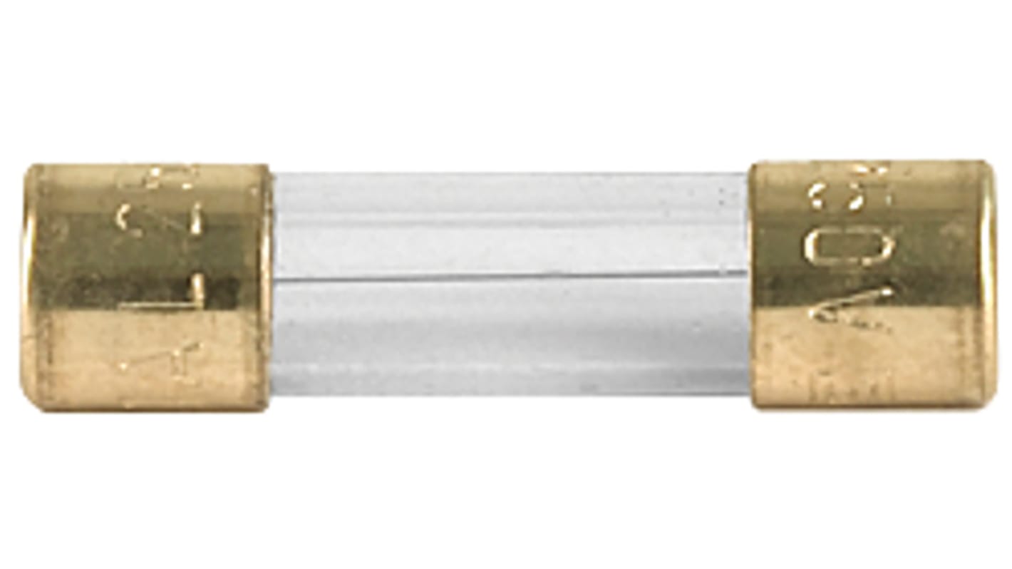 0034.5605.11 | Schurter 63mA T Glass Cartridge Fuse, 5 x 20mm | RS