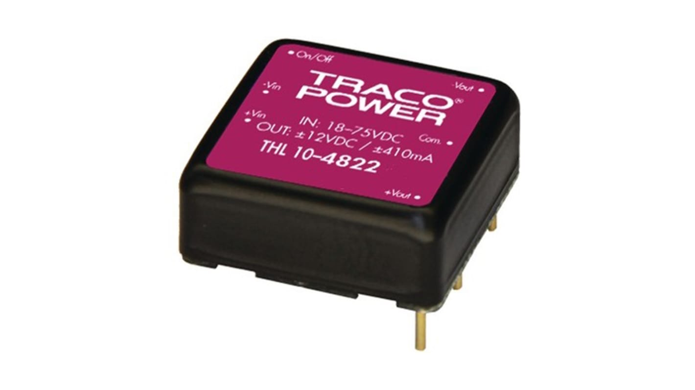 TRACOPOWER DC-DCコンバータ Vout：±15V dc 9 → 18 V dc, 10W, THL 10-1223 | RS