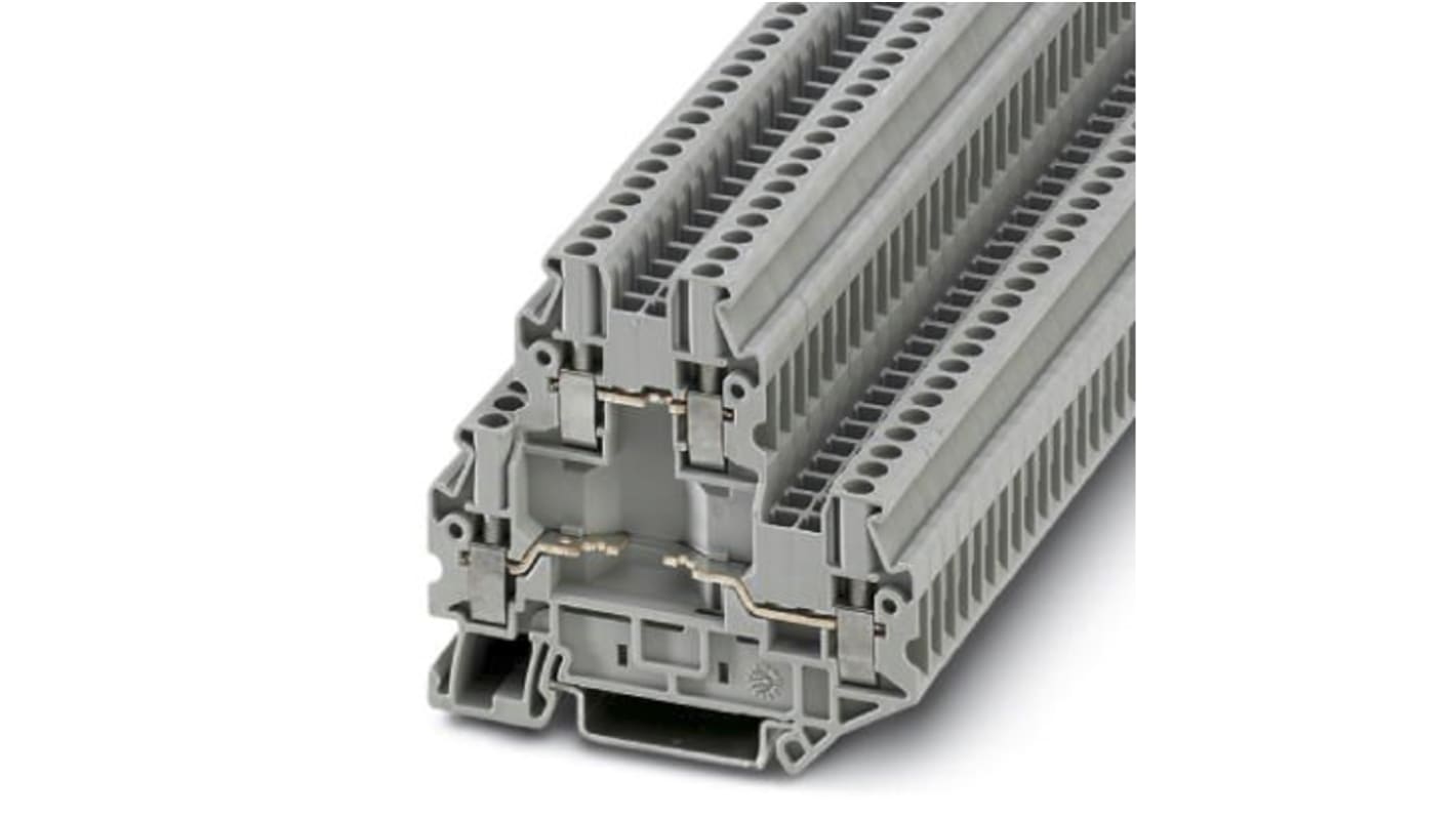 3046757 | Phoenix Contact UTTB 2.5- 2-BE Series Feed Through Terminal ...