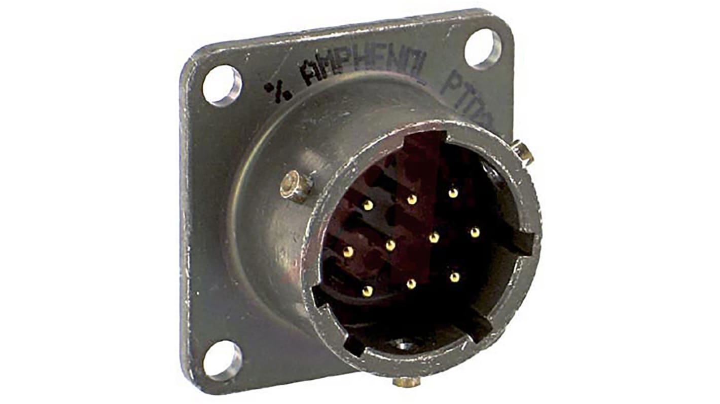PT02A-12-10P | Amphenol Socapex, PT 10 Way Panel Mount MIL Spec ...