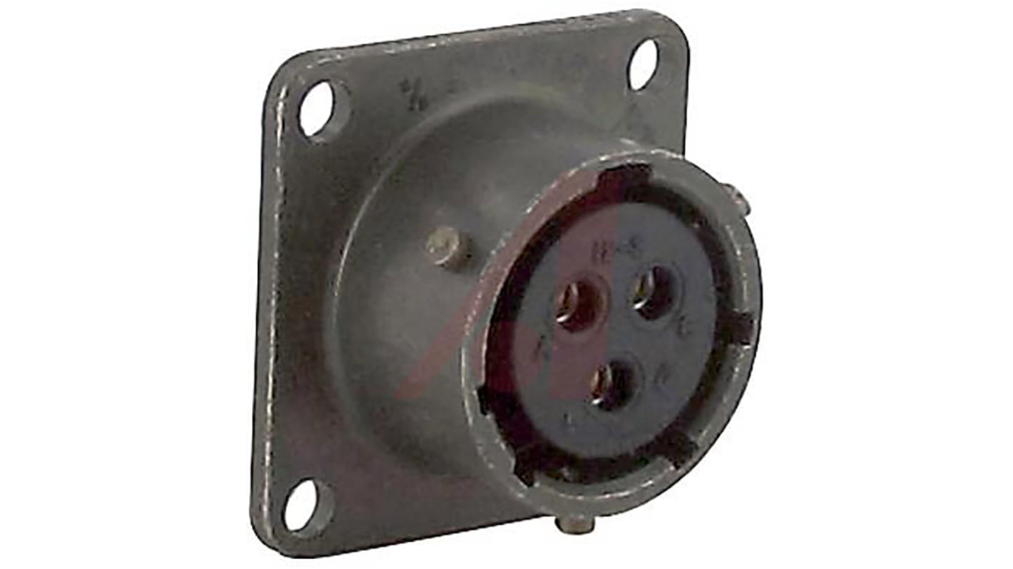 PT02A-12-3S | Connecteur cylindrique Femelle, 3 Contacts, Femelle, Amphenol Socapex, A souder | RS