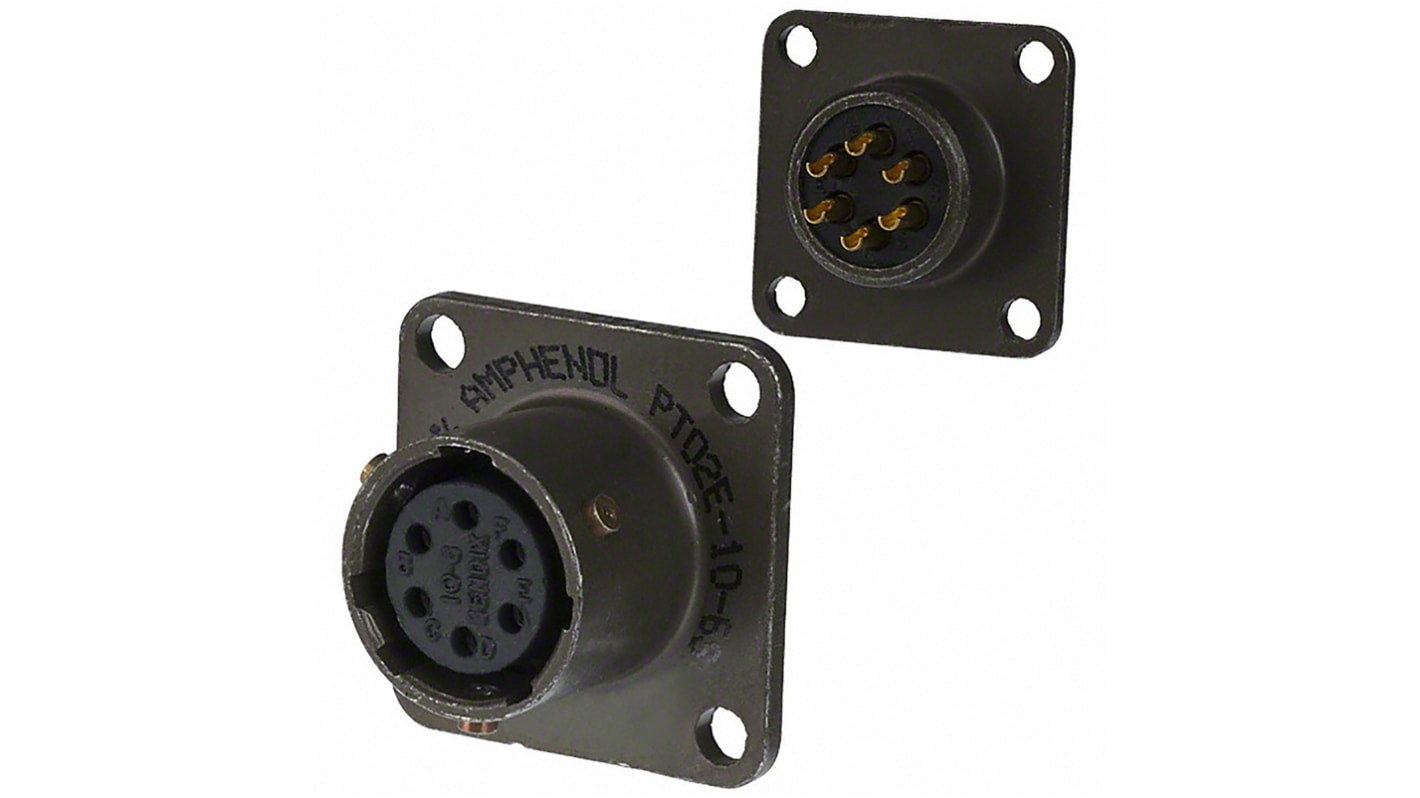 PT06A-16-8S(SR) | Amphenol Socapex, PT 8 Way Cable Mount MIL Spec ...