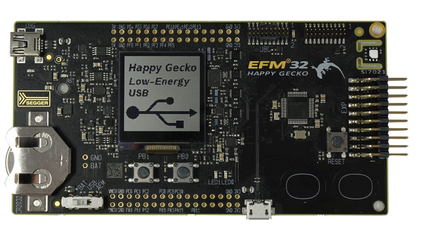 Silicon Labs EFM32 Happy Gecko MCU Starter Kit SLSTK3400A | RS