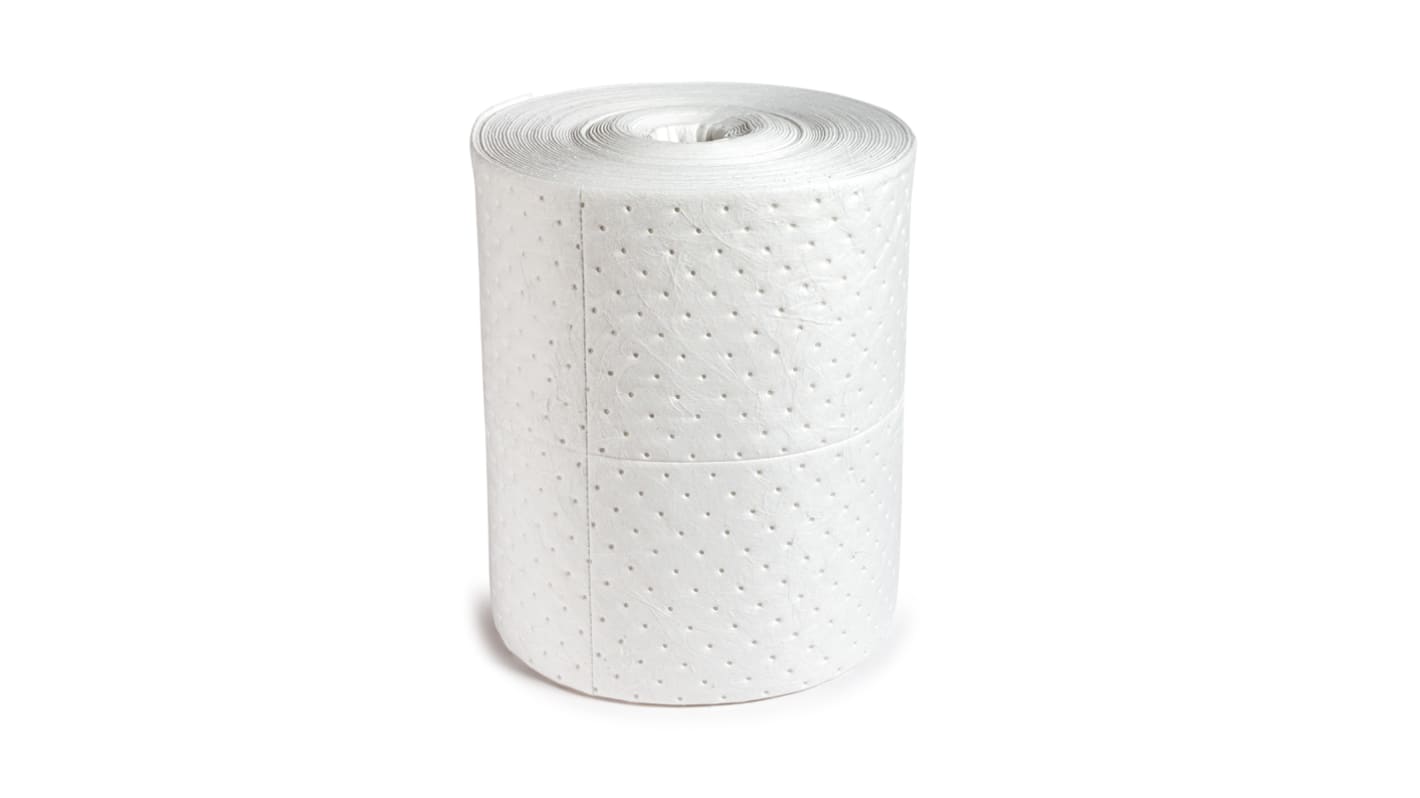 RS PRO Roll Spill Absorbent for Oil Use, 100L Capacity, 1 per Pack | RS