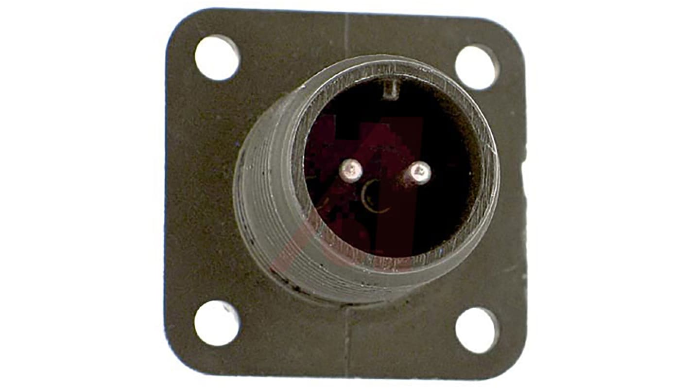 97-3100A-10SL-4P | Amphenol Industrial, 97 2 Way Wall Mount MIL Spec ...