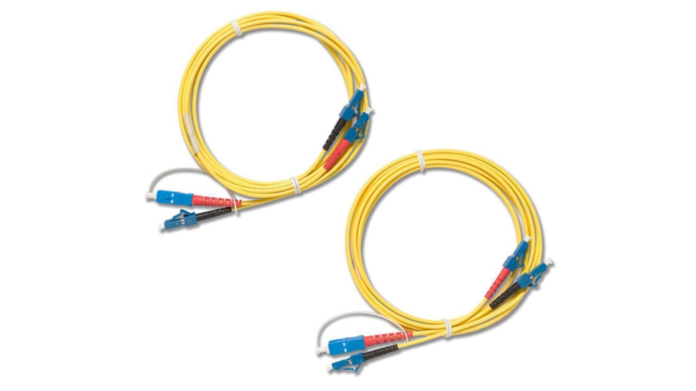 Fluke Networks Duplex SM Test Reference Cord for LC Adapter, NFK3-DPLX ...