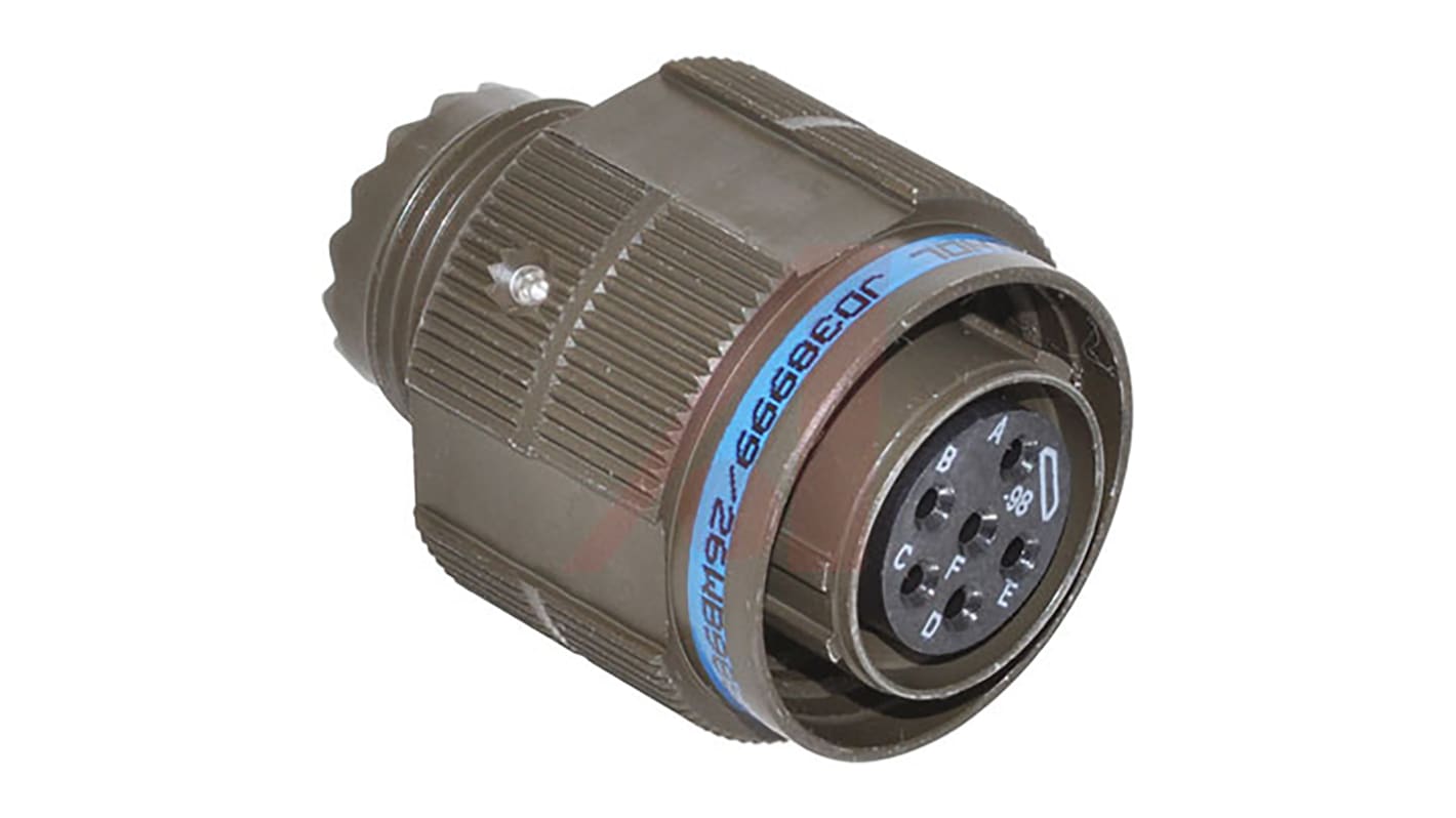 D38999/26WB98SN | Amphenol Limited, D38999 6 Way Free Hanging MIL Spec ...