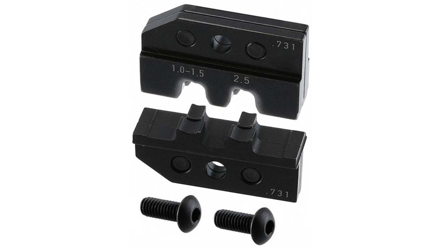 539731-2 | TE Connectivity, ERGOCRIMP Crimp Die Set, FASTIN-FASTON 250 ...