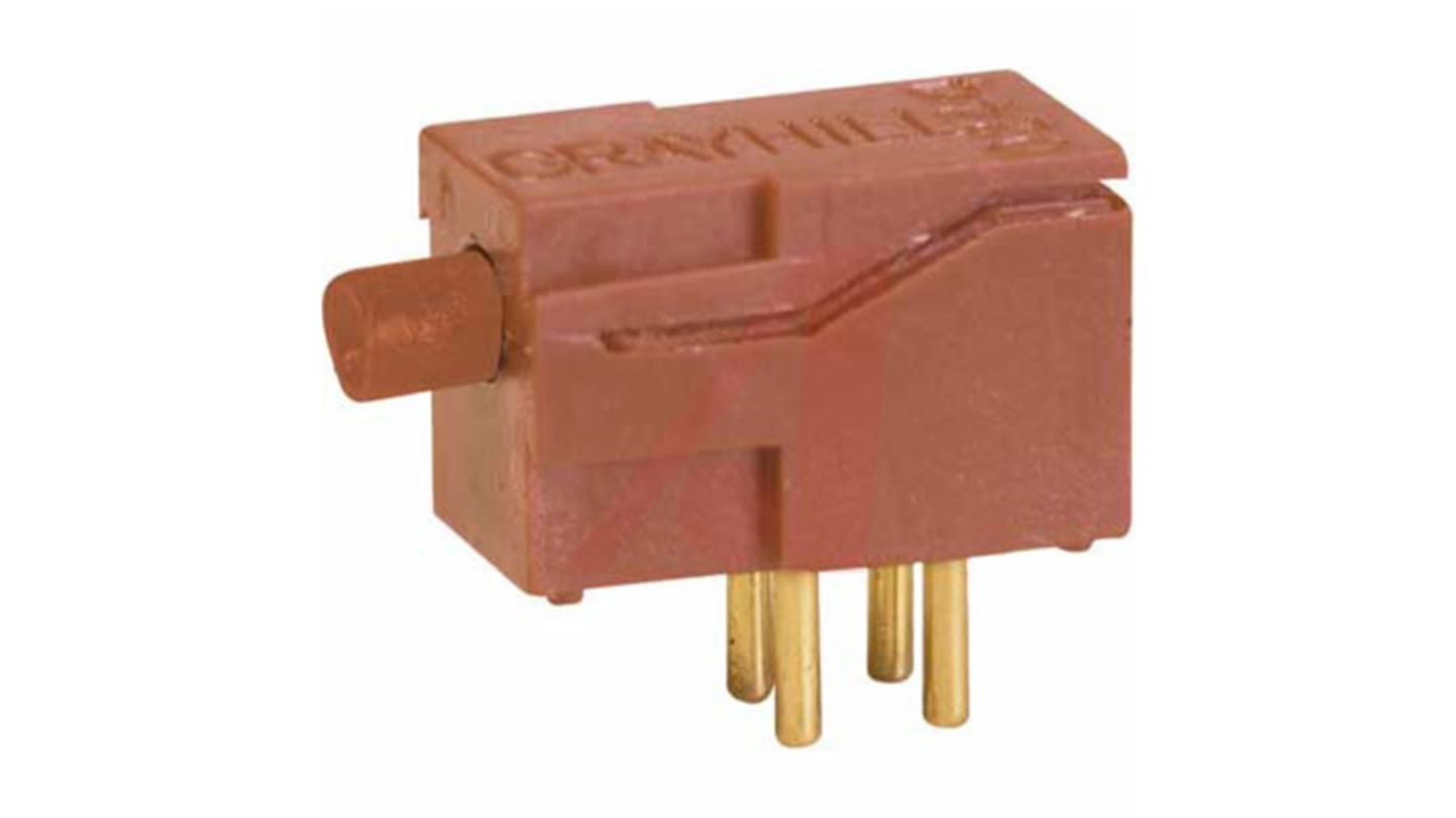 32-02 | Grayhill Illuminated Push Button Switch, Momentary, PCB, DPDT ...
