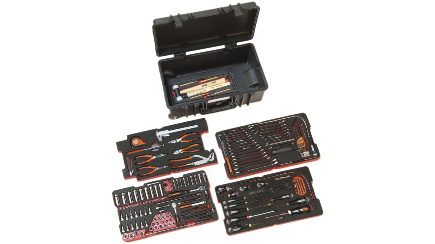 4750RCHDW01FF3 | Bahco 194 Piece Engineers Tool Kit with Box | RS